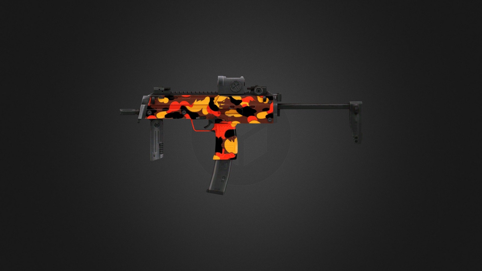 Mp7 A1 Camo - 3D model by Dimac [22a08b3] - Sketchfab