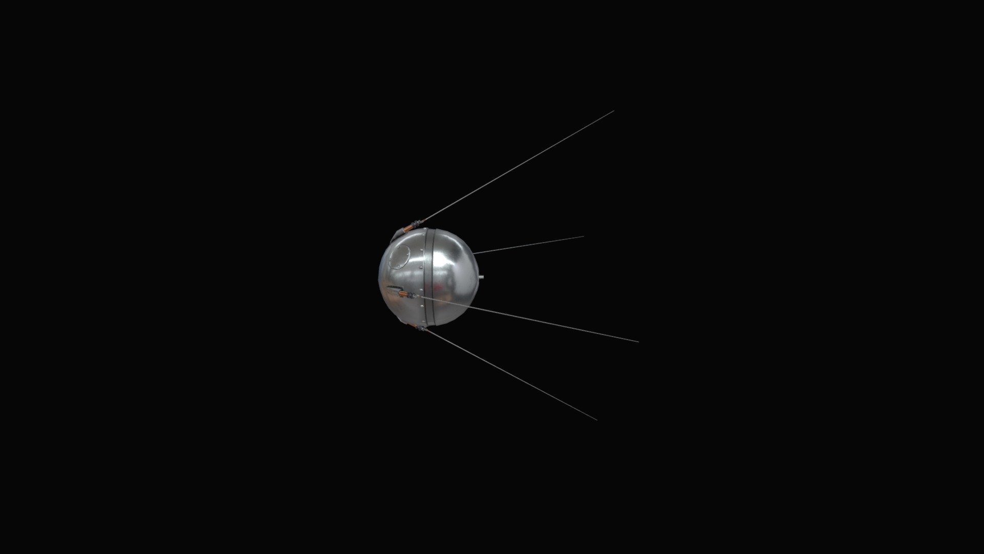 sputnik - 3D model by gantik [22a1159] - Sketchfab
