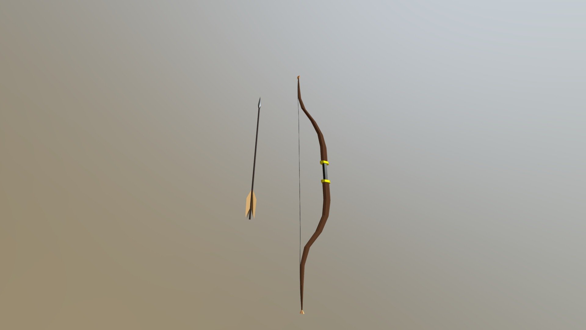 Low Poly Bow and Arrow - Download Free 3D model by aitor.rgarcia24 ...