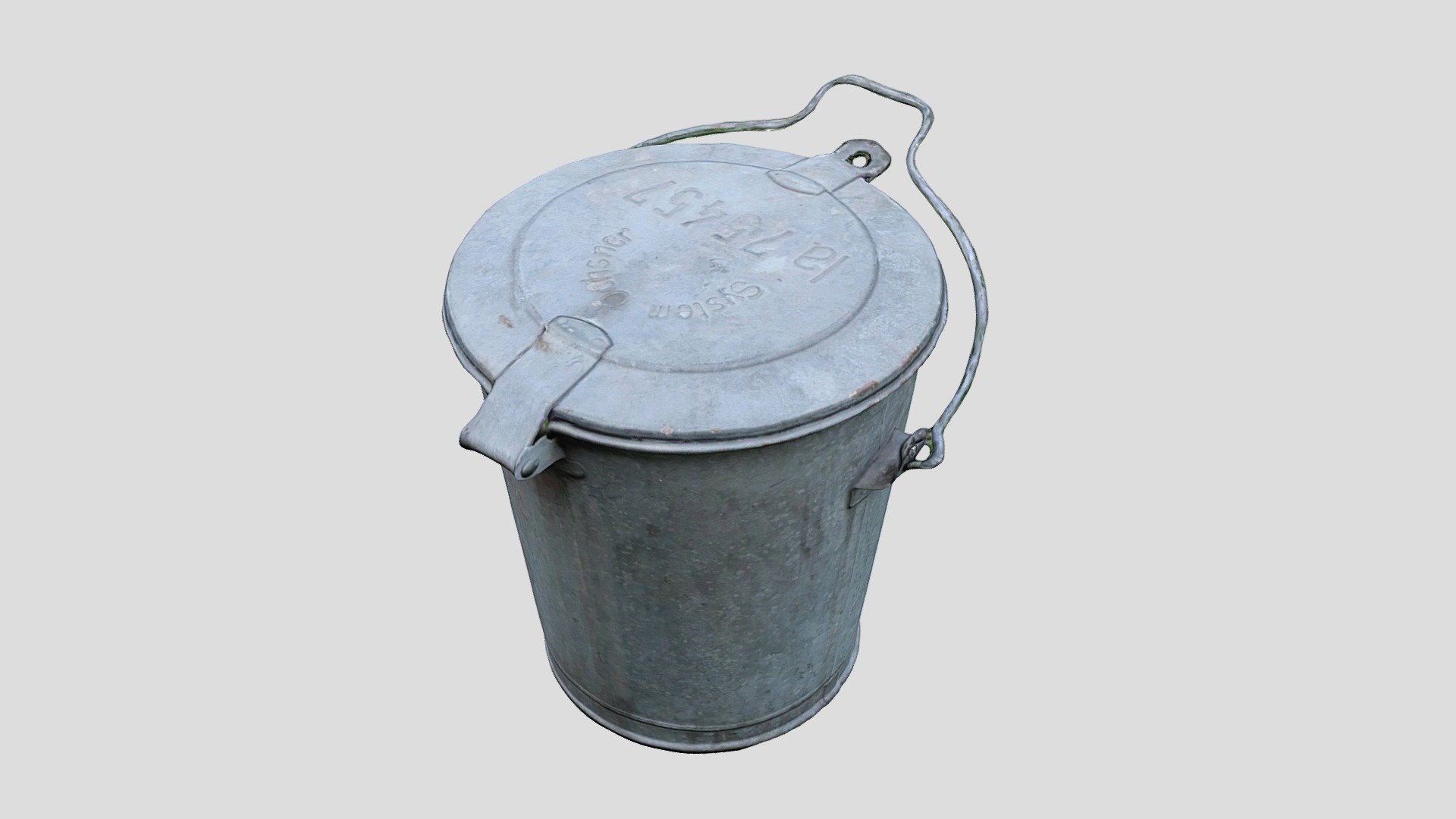 Metal Bucket 8k Scan - Buy Royalty Free 3D model by immerge [22a2987 ...