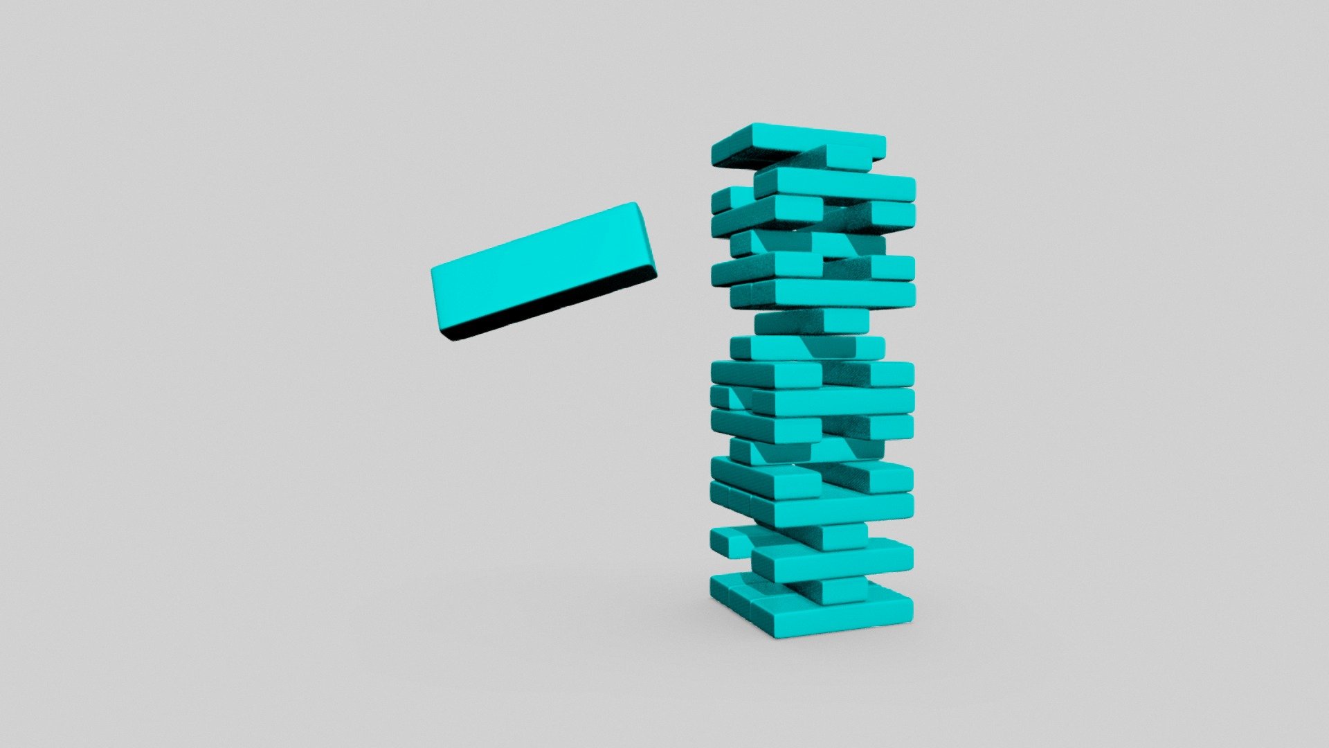 Jenga - 3D model by furkantasli [22a4f81] - Sketchfab