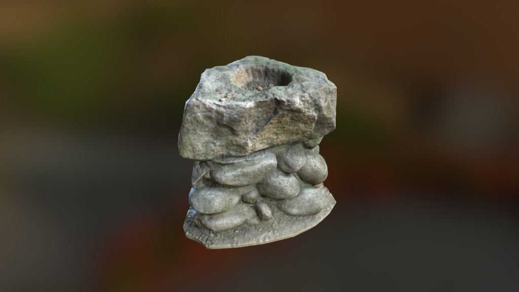 Rock Park Fountain - 3D model by vondagar [22a506c] - Sketchfab