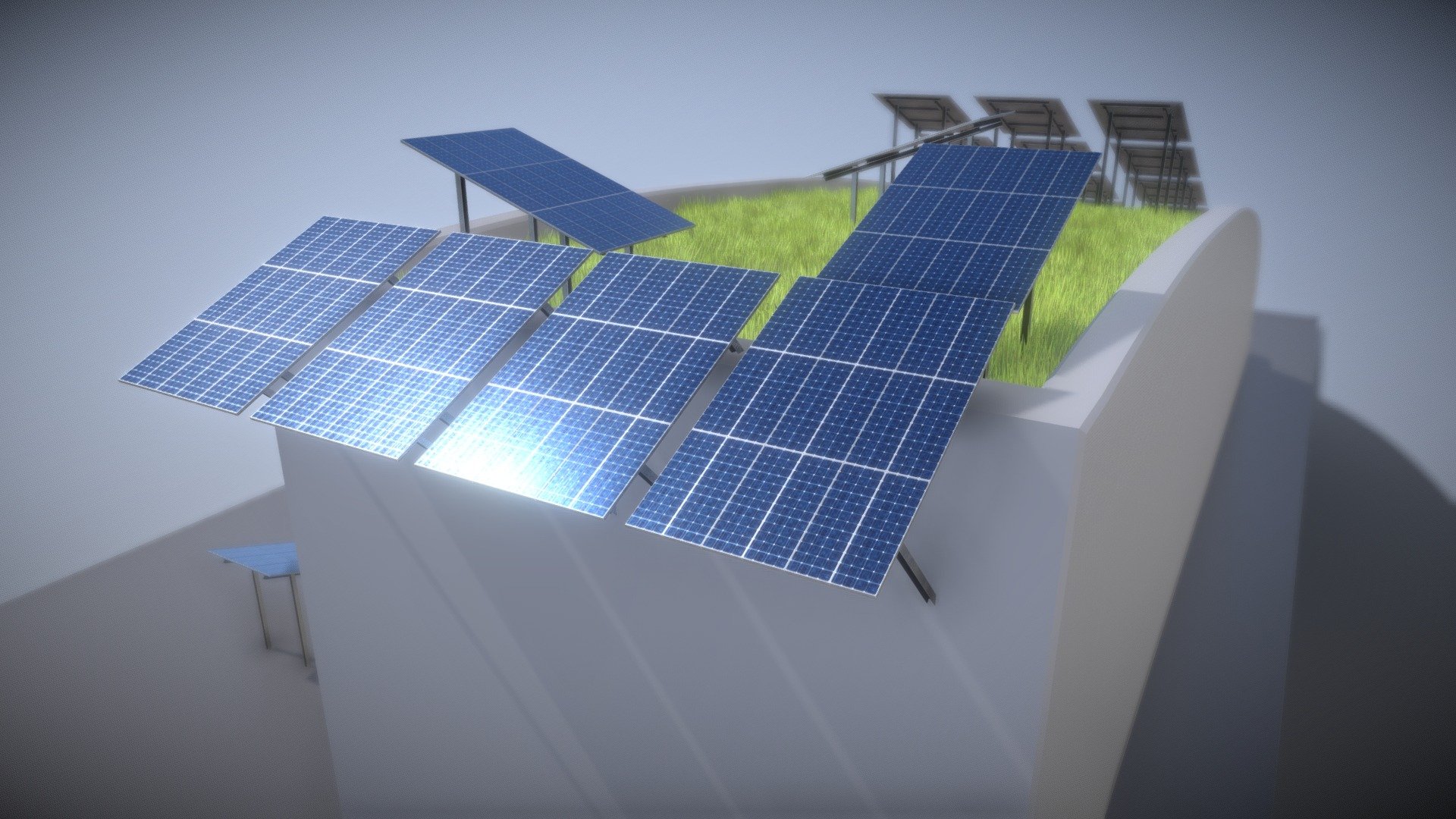 Solarmodule Version [4] 6.5m - Buy Royalty Free 3D model by VIS-All-3D ...