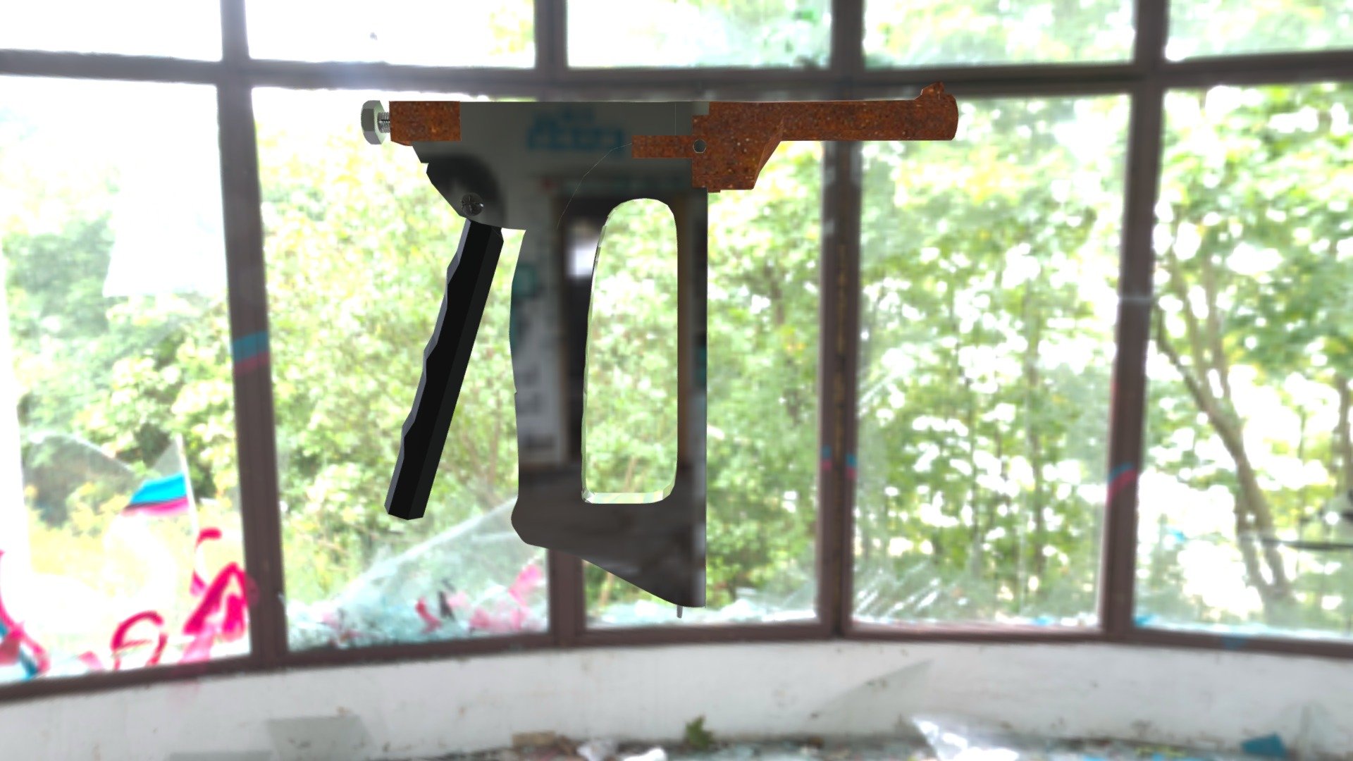 Improvised Staple Gun that fires .22 rounds - Download Free 3D model by ...