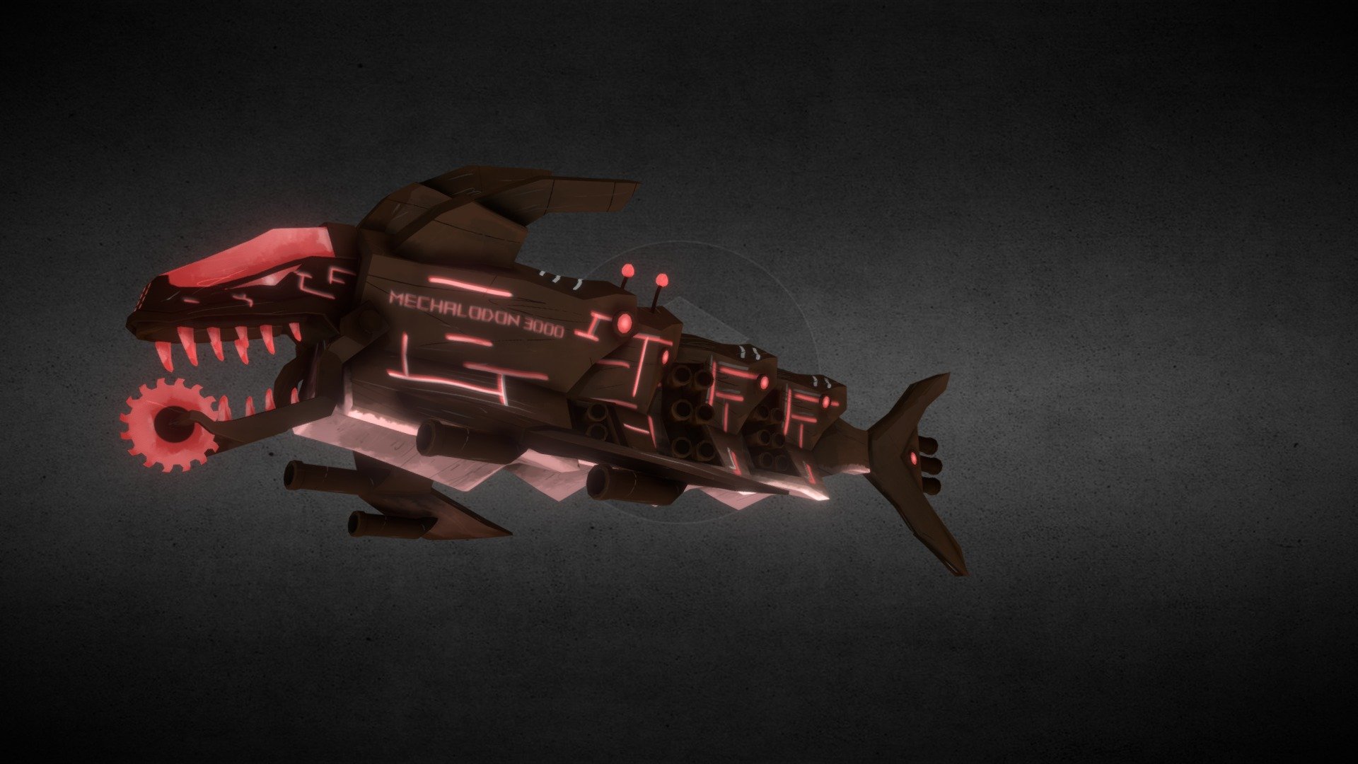 Mechalodon - 3D model by SpaceGolby [22a658b] - Sketchfab