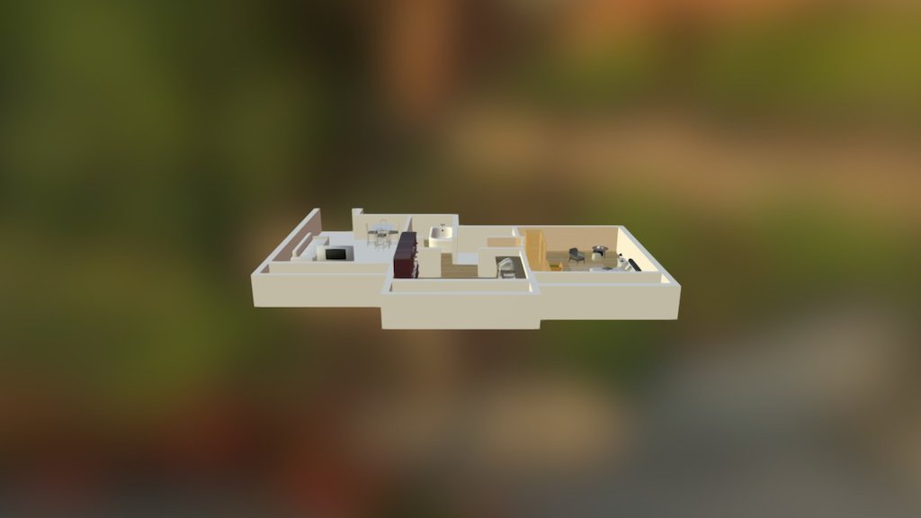 1 Bhk Obj - 3D model by rakeshpals [22a720c] - Sketchfab