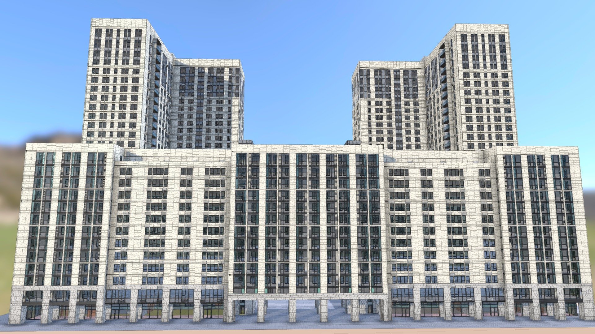Apartments Overview - 3D model by damager [22a8419] - Sketchfab