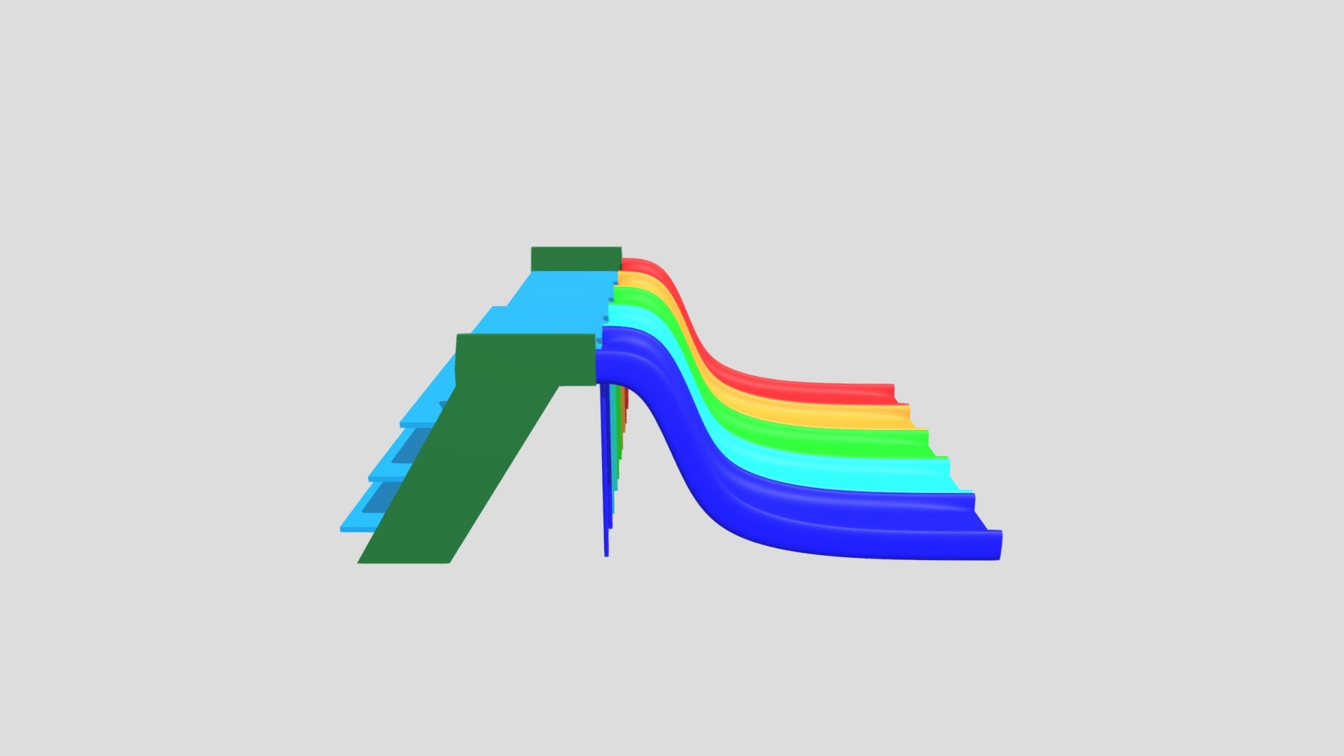 Slide | Game Ready | Water Slide - 3D model by vladjw33 [22a8b97 ...