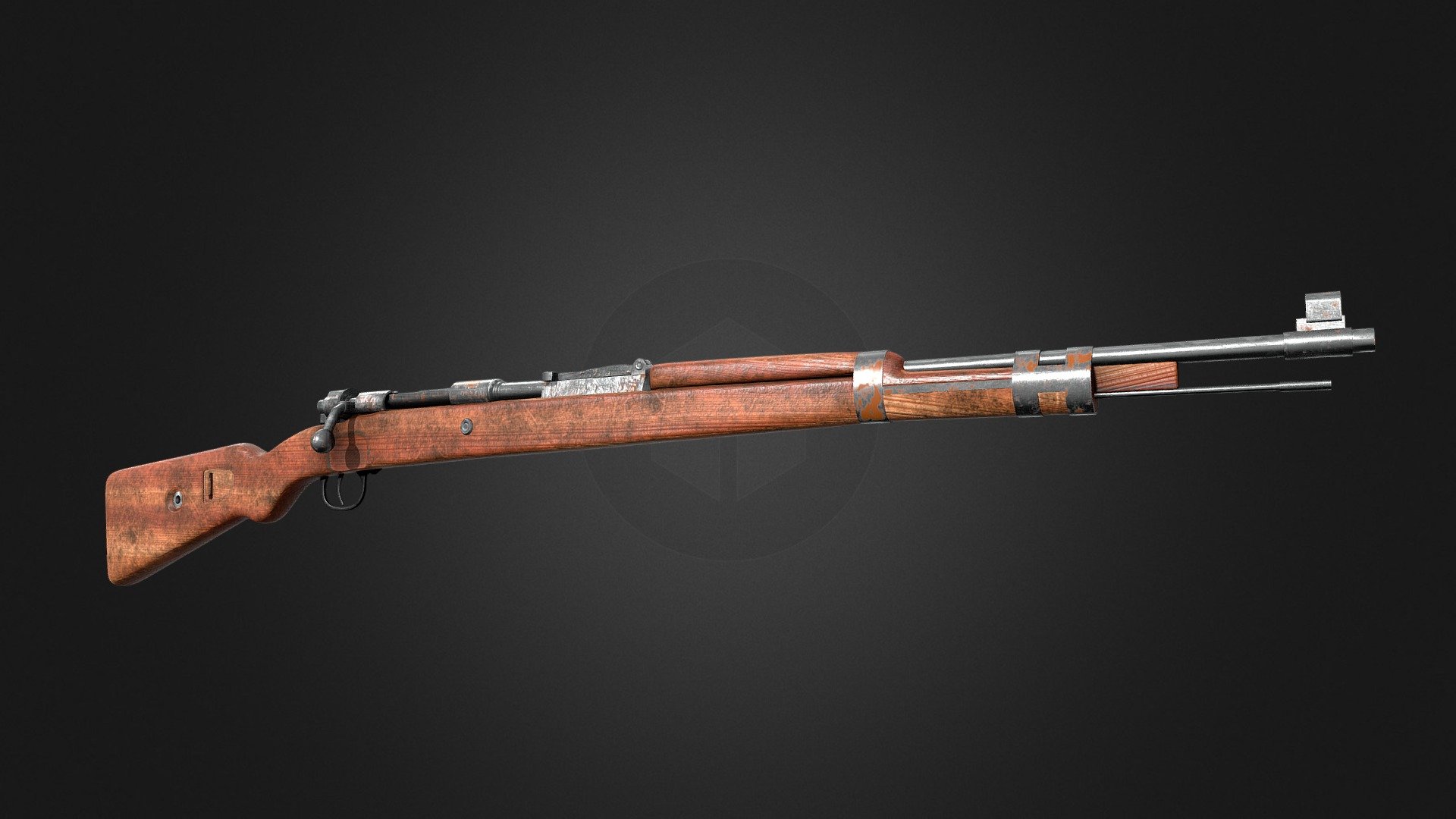 Karabiner 98k / Mauser 98k Game Ready - Download Free 3D model by BRAVO6Ghost [22a928d] - Sketchfab