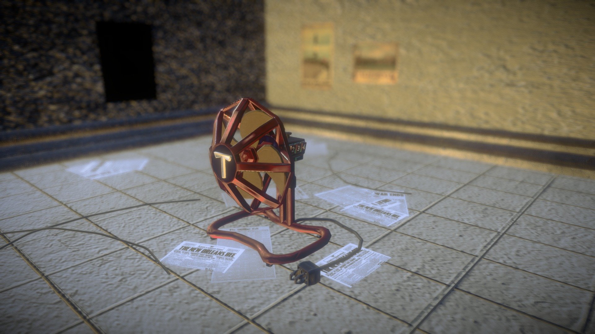 Stylized Electric Fan - 3D model by Jarvin Eslao (@vruize.eslao ...