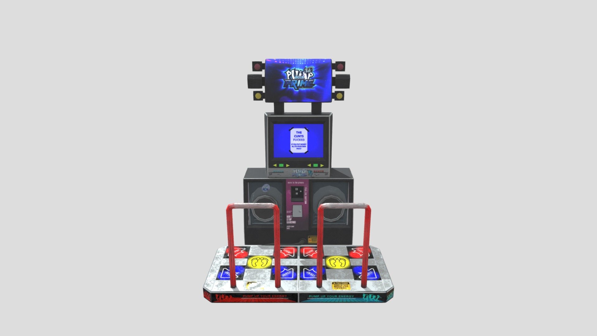 Old Dance Dance Machine - 3D model by Elizabeth Radakoff (@Radakoff ...