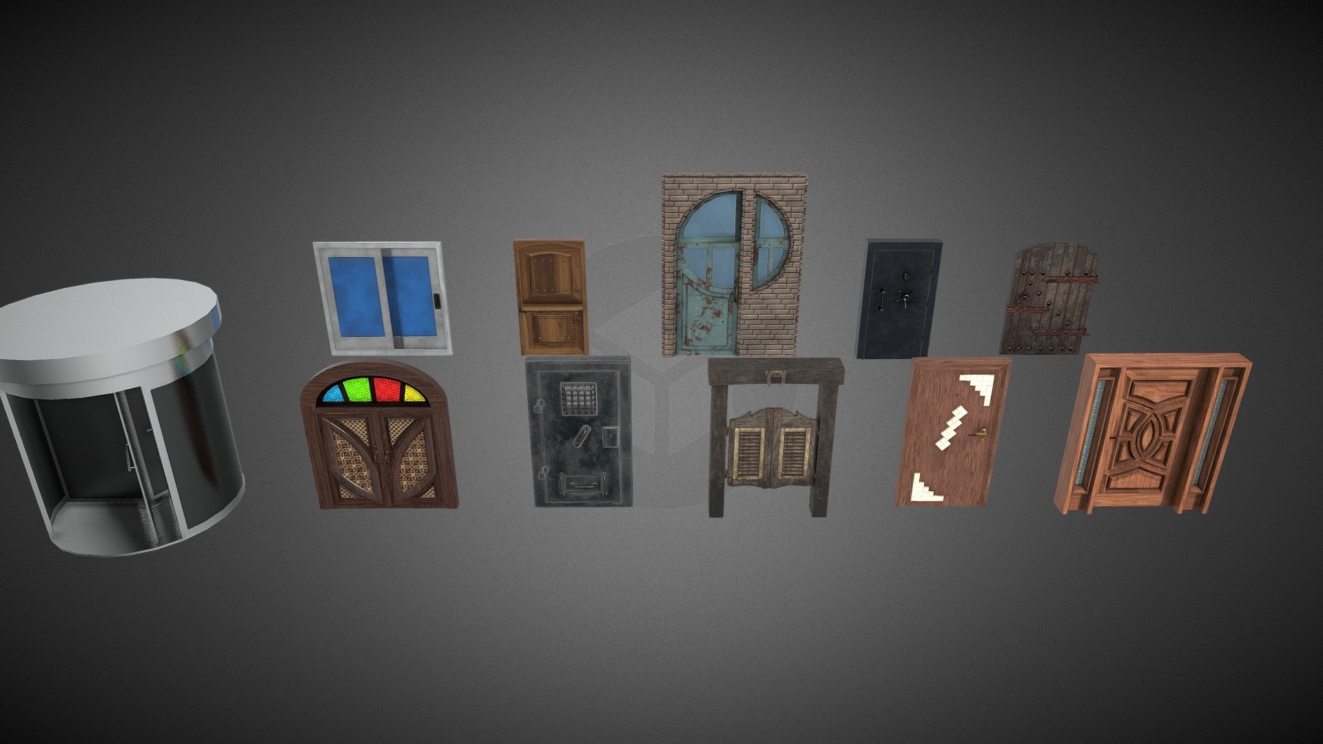 Doors Ultimate Pack - 3D model by Devden [22ad096] - Sketchfab