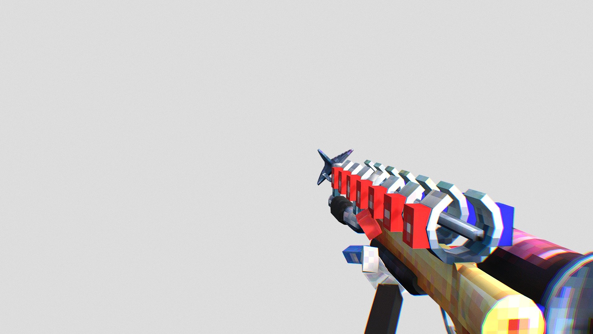 Grapling harpoon coil gun first person animation - Download Free 3D ...