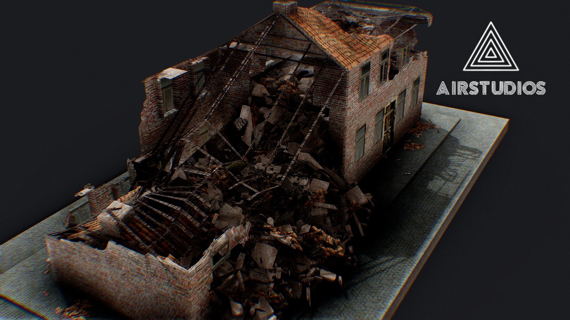 World War 2 Damaged Building - Buy Royalty Free 3D model by AirStudios ...