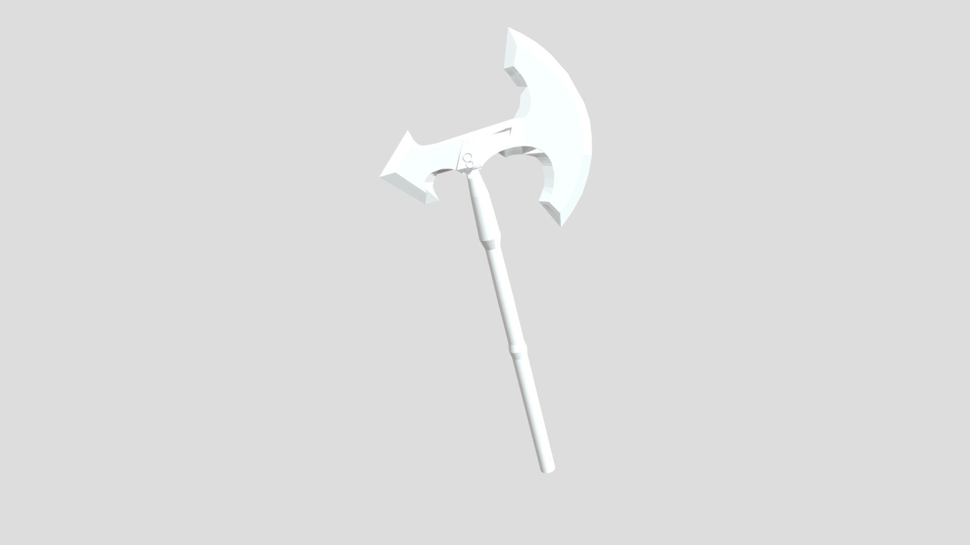 Cool Battle Axe - Download Free 3D model by MonklerDev [22af540 ...