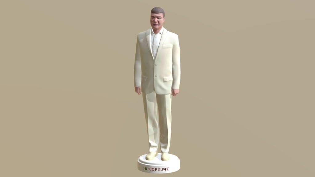 234 men in white - 3D model by 3dcopyme [22b026a] - Sketchfab