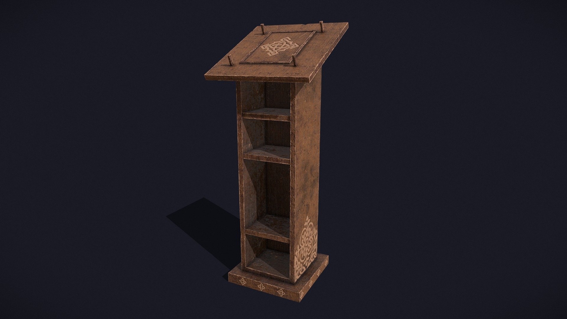 Elegant_Lecture_Stand - Buy Royalty Free 3D model by ...