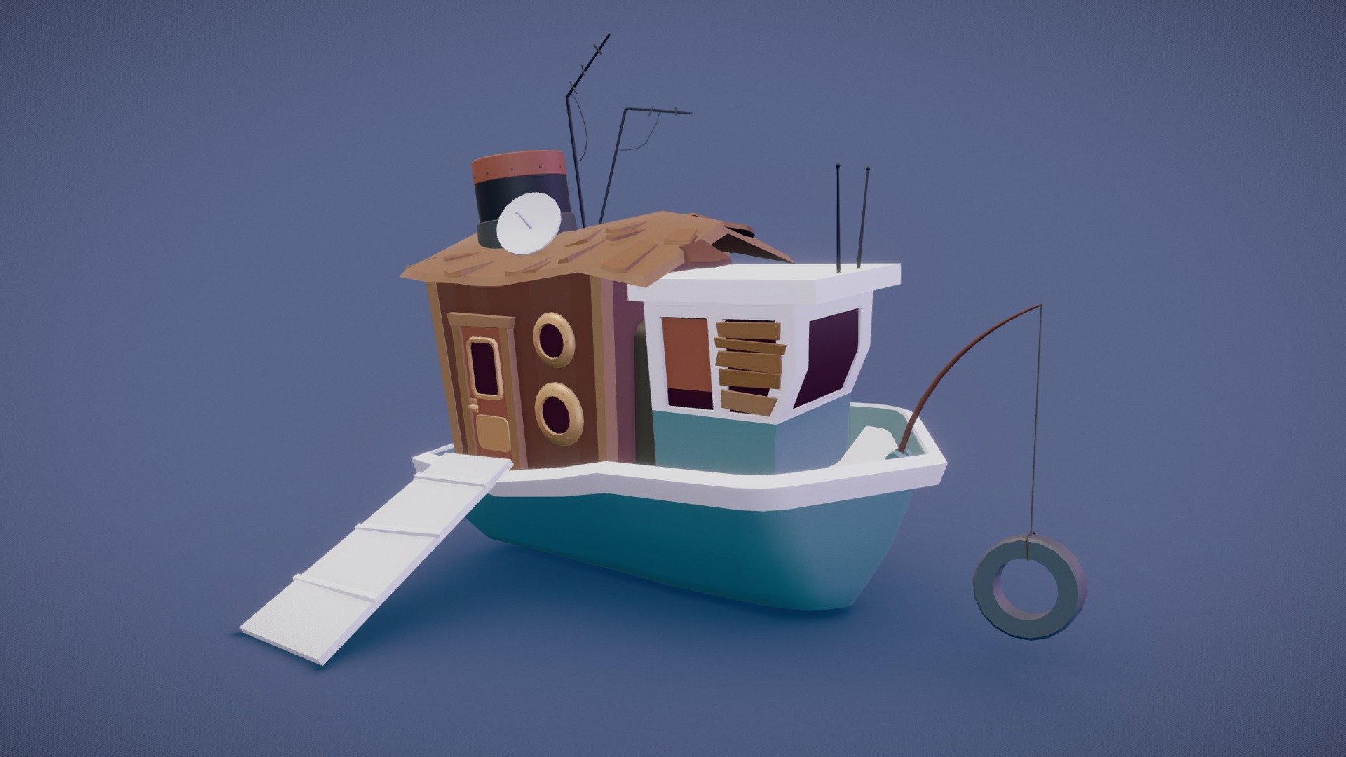 [XYZ School] HW5 Part 2 - Stylized steamer - Download Free 3D model by ...