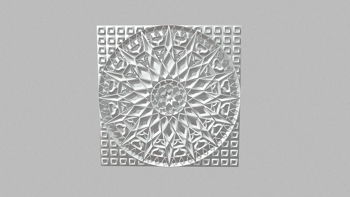 Mandala 3D models - Sketchfab