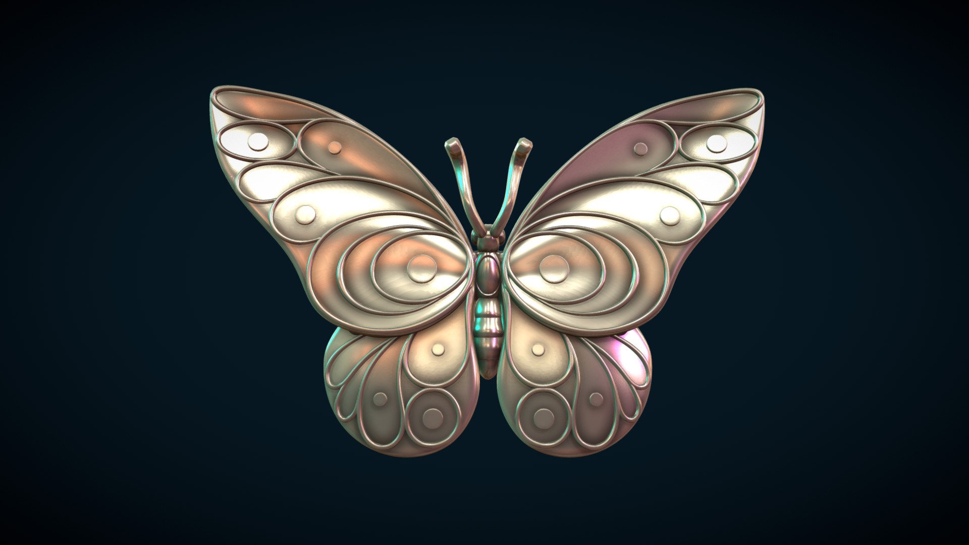 Butterfly - 3D model by Skazok [22b56b1] - Sketchfab