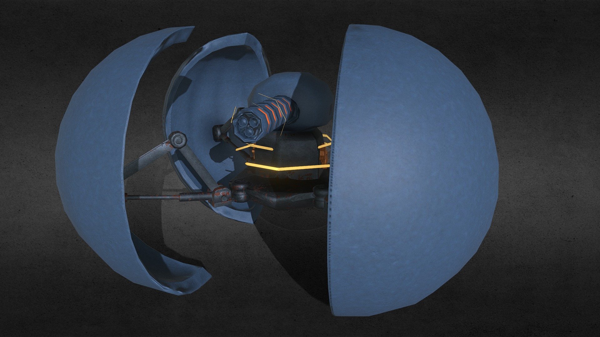 Turret Droid - Download Free 3D model by Todd Carr (@todd.3) [22b56cd ...