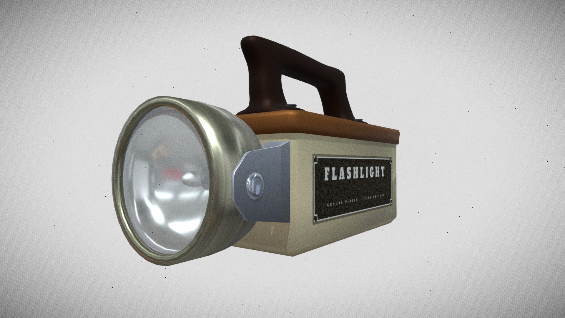 Vintage Flashlight - 3D model by Luis David (@ldpfdev) [22b56d4 ...