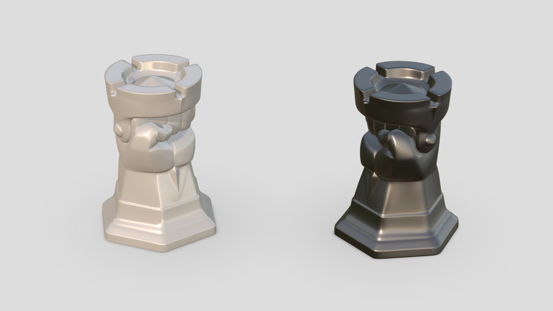 Chess "Strong figure" Rook - 3D model by MaRaT [22b6731] - Sketchfab