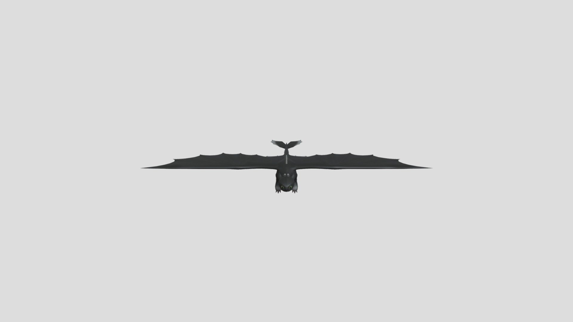 Dragon night Light fury Ruffrunner - 3D model by LunaEagle [22b9baf ...