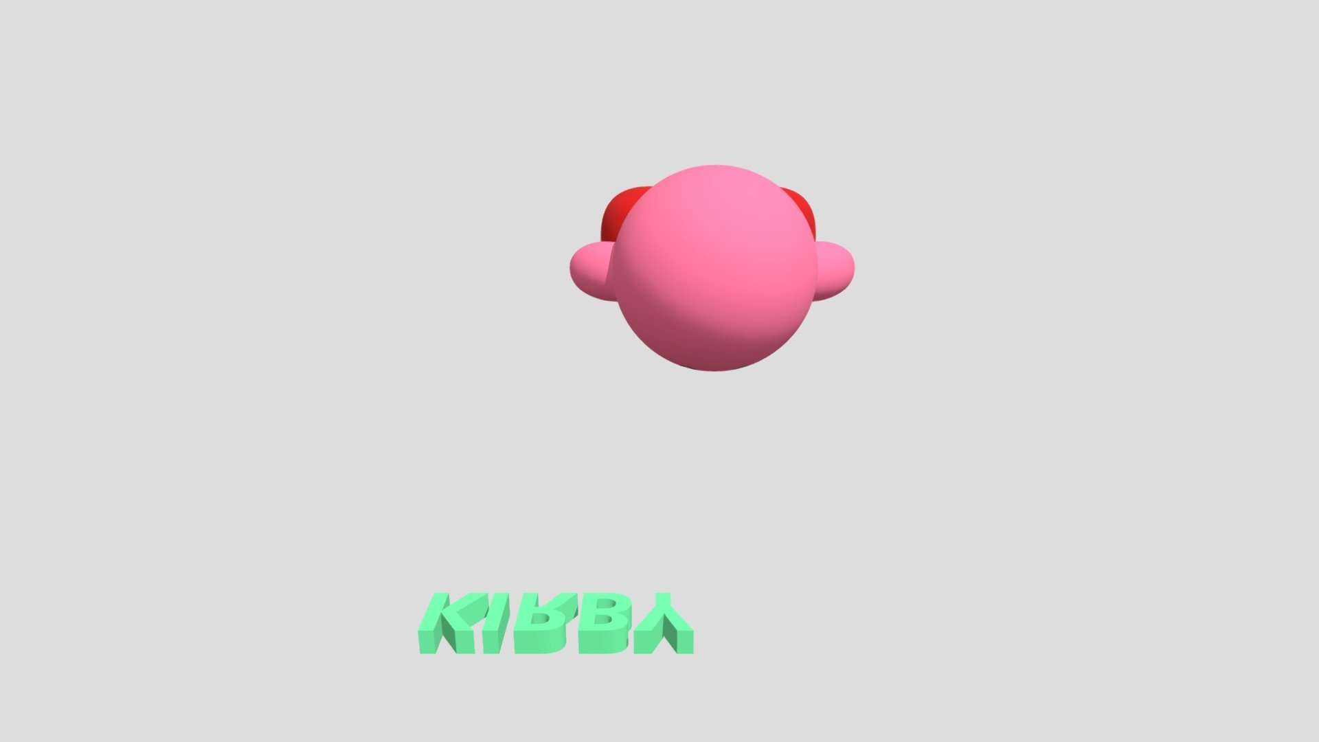 Kirby With Texture - 3D model by lovelybow.dhyr [22ba527] - Sketchfab