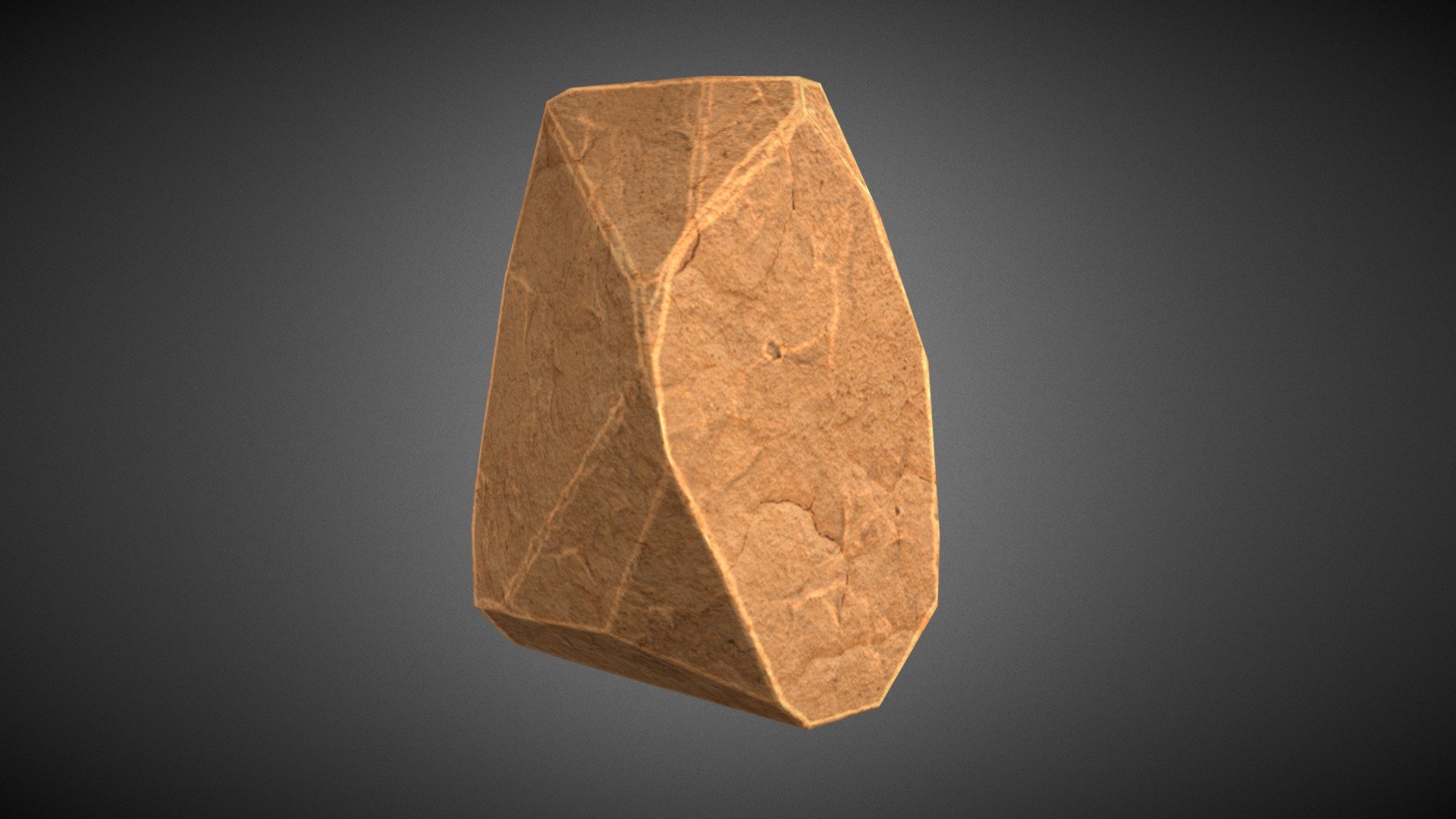 Low Poly Desert Rock - Download Free 3D model by Wesper [22ba687 ...