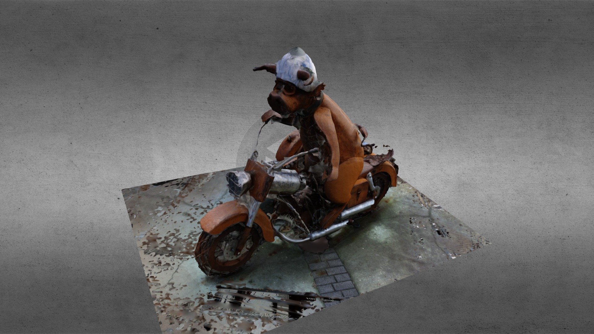 Vaca motera de Santalla - 3D model by dolabra [22bb90d] - Sketchfab
