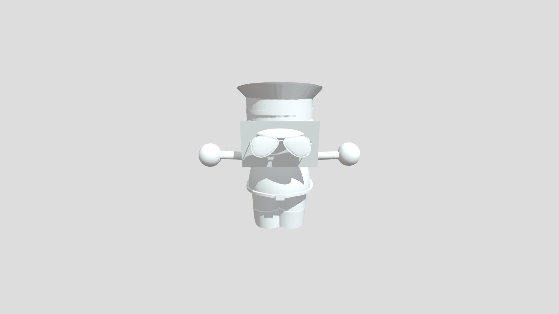Joe Pilot With Hands T Pose 2 Rigggggggggg - Download Free 3D model by ...