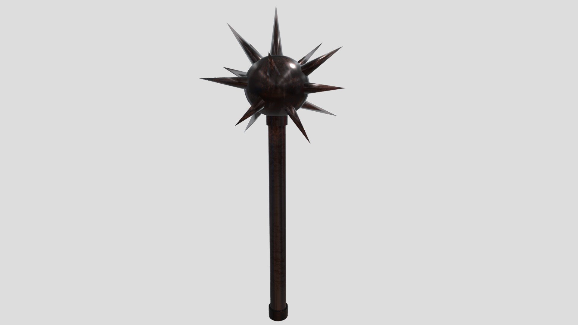 Low-poly medieval mace - 3D model by 659126 [22bd524] - Sketchfab