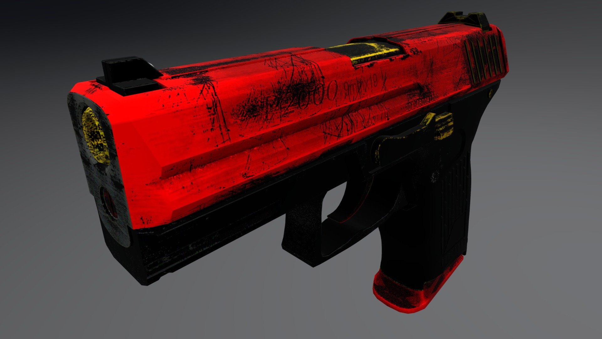 P2000 | Hellboy - 3D model by dedut [22bd671] - Sketchfab