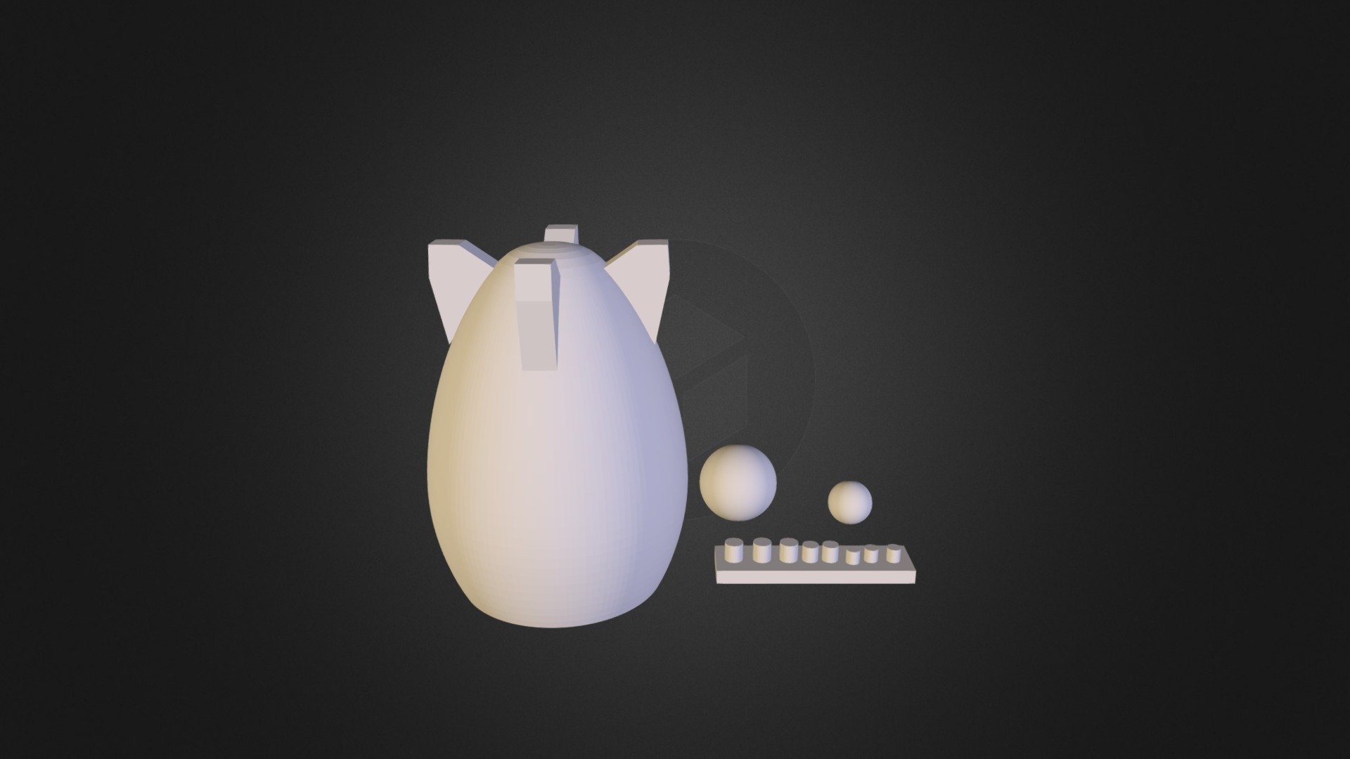 Nuclear Bomb Toy Model - 3D model by 3dindustries [22c0a01] - Sketchfab