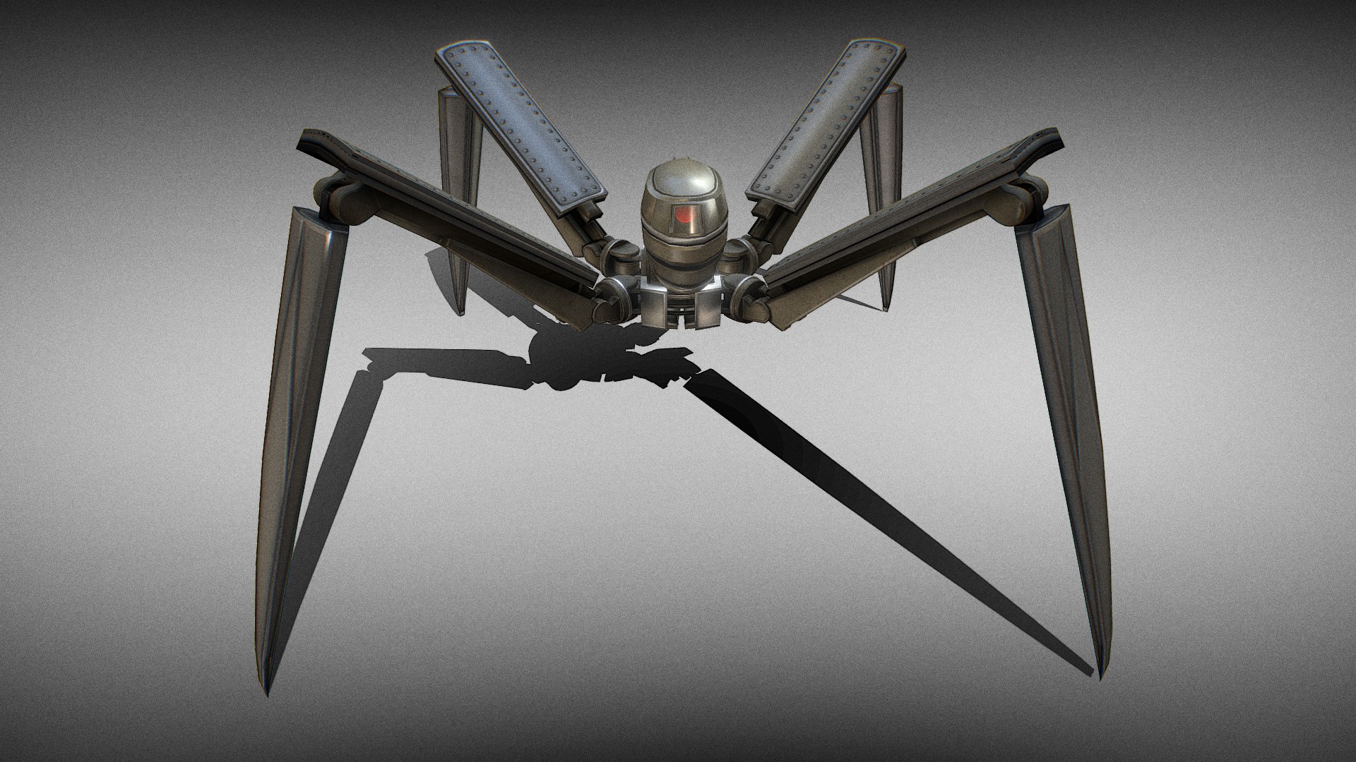 Gun-Bot with walk and idle Animation - Download Free 3D model by ...