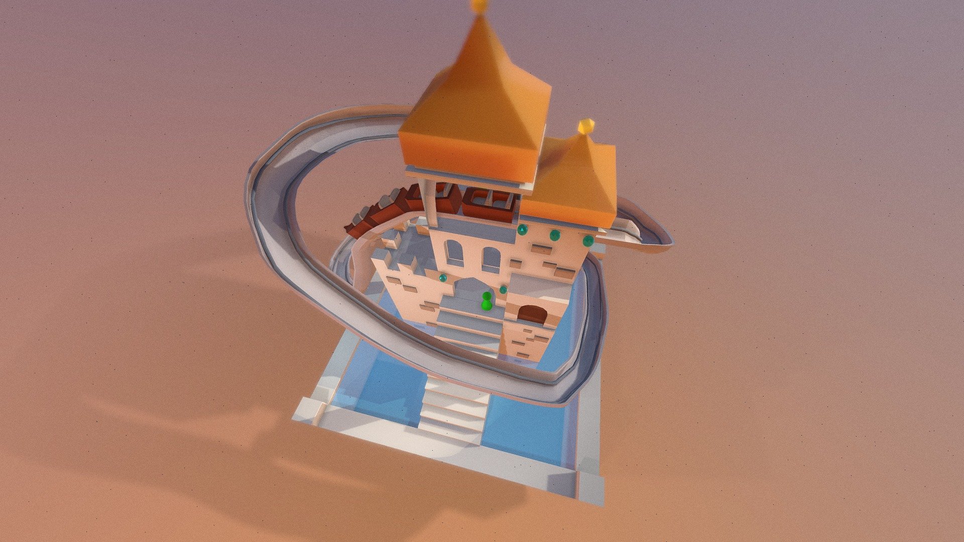 Efteling's Attraction [Sinbad the Sailor] - 3D model by liz.h ...