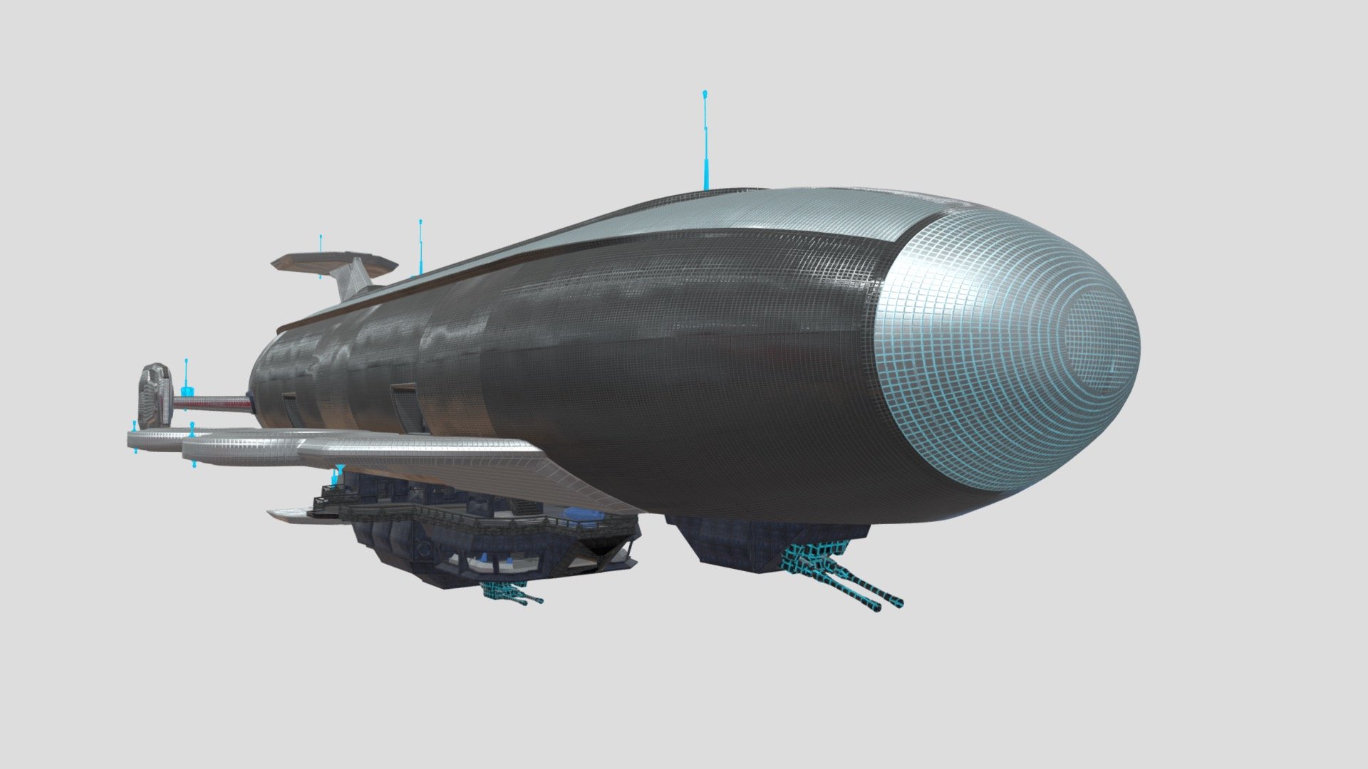 sonic-rangers-ro-blimp-ancient-hijacked - Download Free 3D model by ...