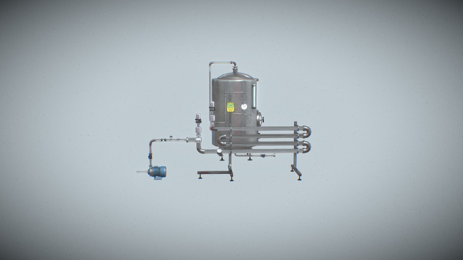 CO2 Carbonatator - 3D model by andyebian [22c3557] - Sketchfab