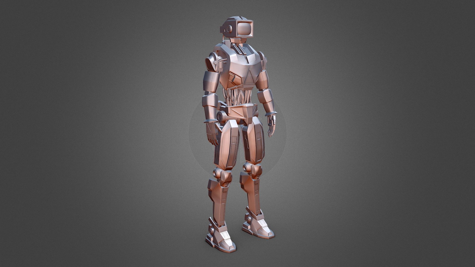 Robot Atom - Download Free 3D model by BaseOptimal [22c4992] - Sketchfab