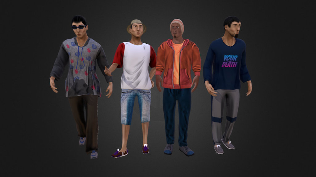 Man Low poly - 3D model by LiaGold [22c59be] - Sketchfab