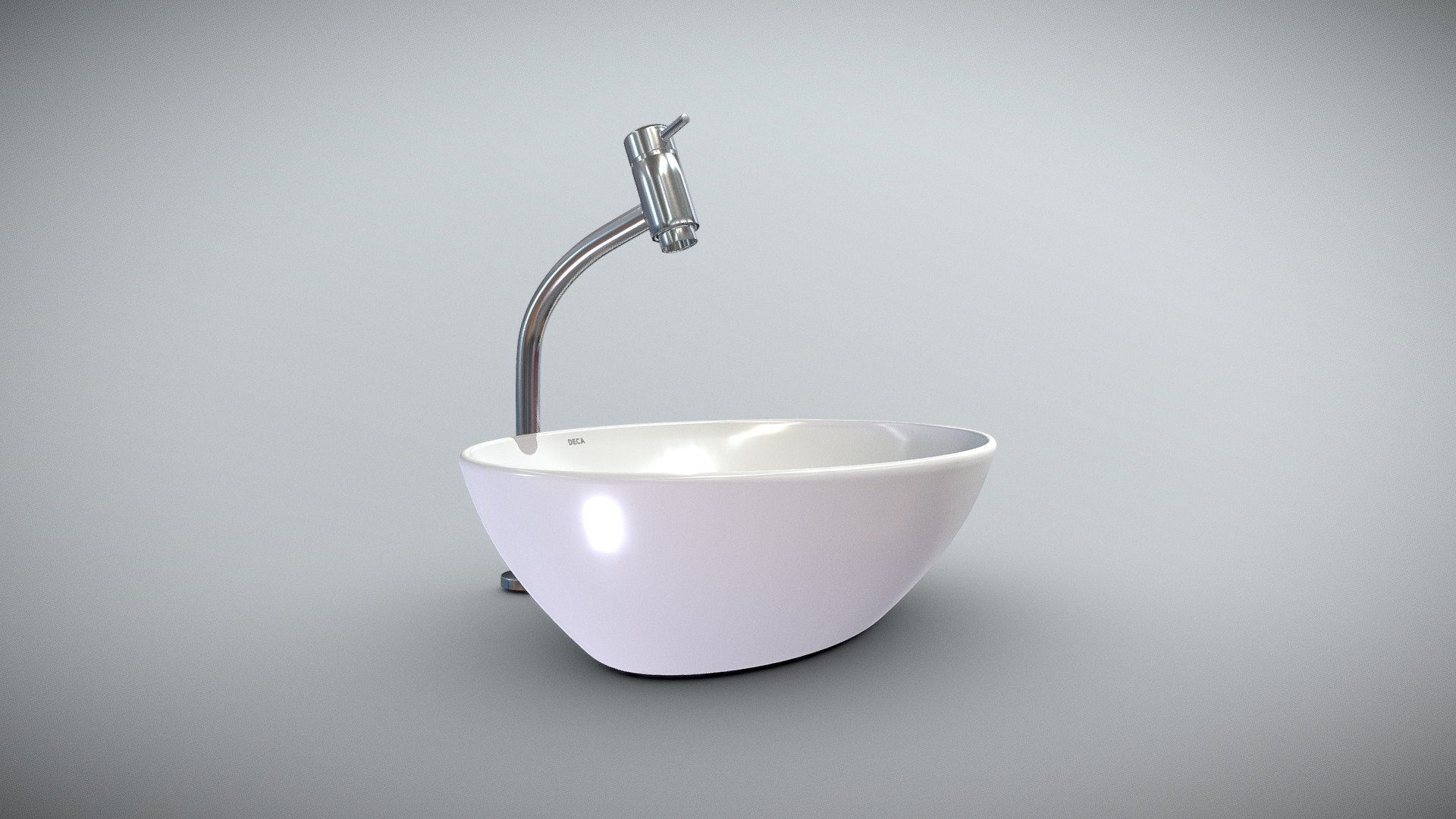 Bathroom Sink Oval Deca - Buy Royalty Free 3D model by MPRender ...