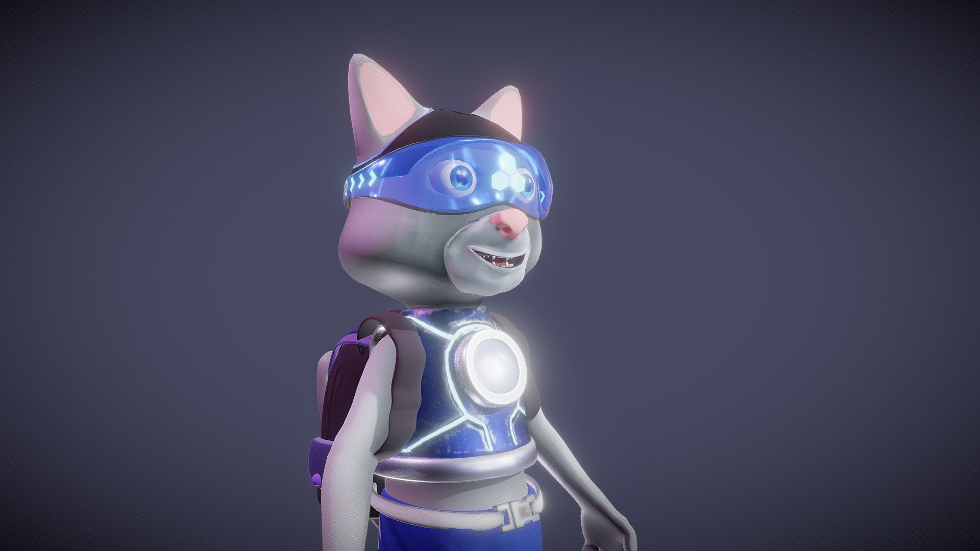 Benny Rocket_Overwatch - 3D model by msanchezp [22c69e0] - Sketchfab