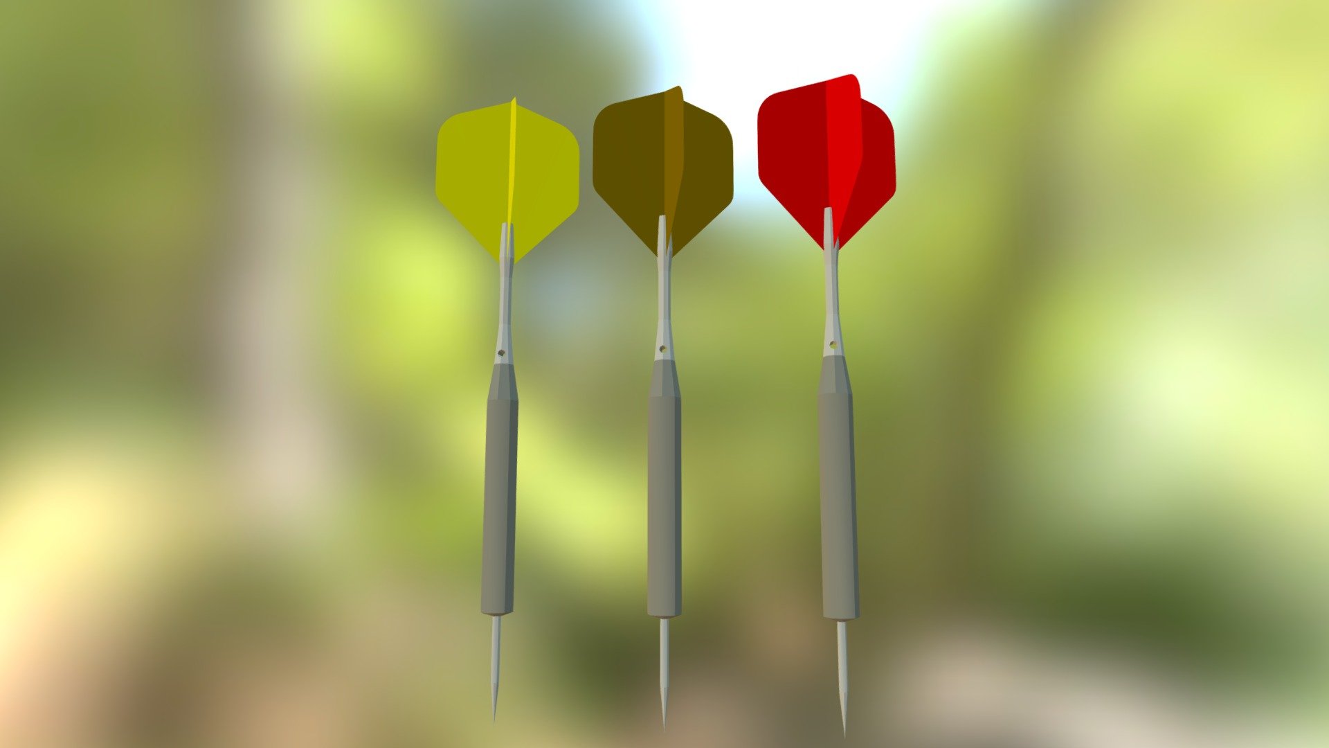 LED Darts Game - 3D model by ggpappas7 [22c759b] - Sketchfab