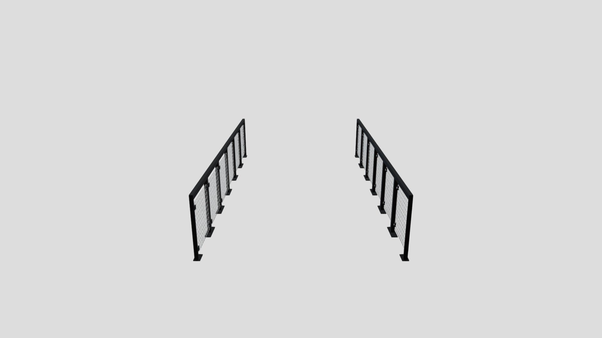 Railing - Download Free 3D model by AJ Fatz (@ManLikeAJ) [22c77f3 ...