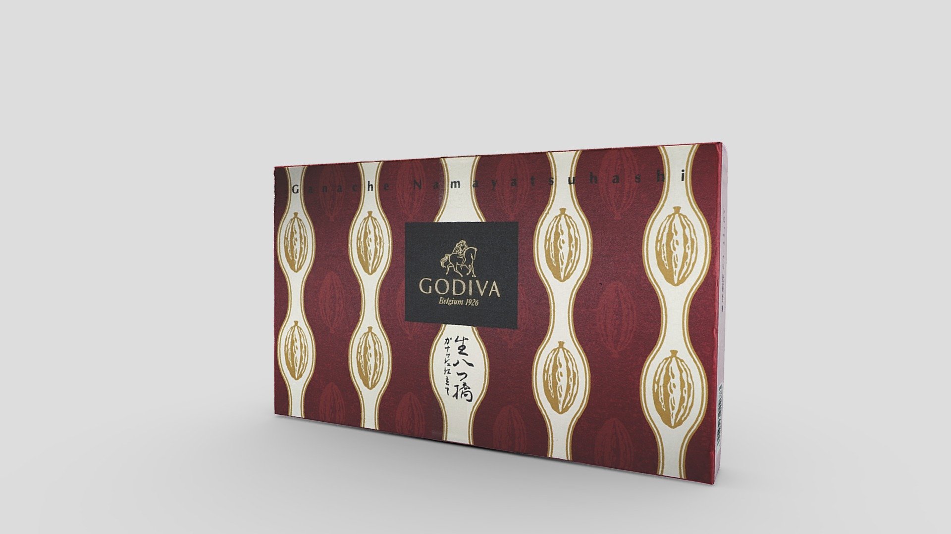 GODIVA Yatsuhashi collaboration package ゴディバ生八つ橋 - 3D model by DIGITALCA ディジタルカ (@digitalca ...