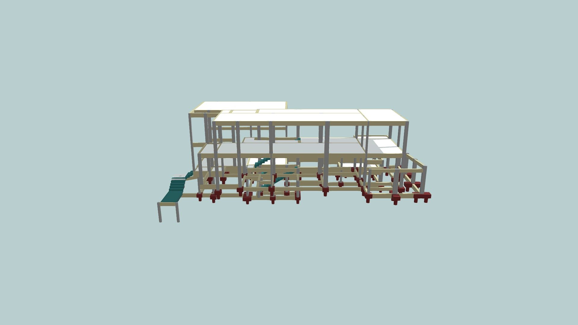 3D Estrutura Maurice - 3D model by WE Engenharia (@weengenharia ...