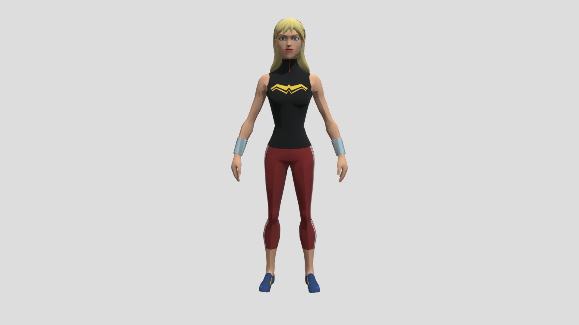 Cassie Sandsmark/Wondergirl - Download Free 3D model by ...