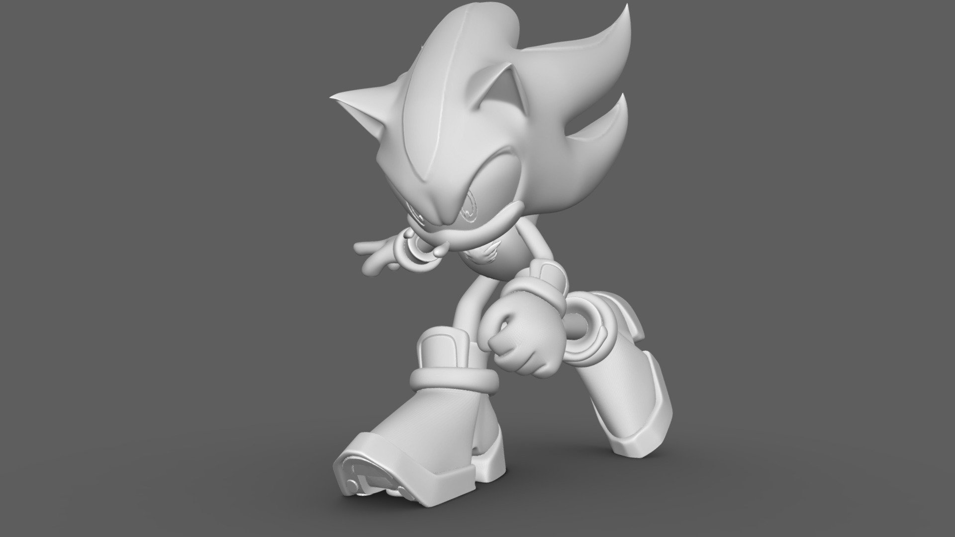 Shadow the Hedgehog Print - 3D model by Frikiprint [22caded] - Sketchfab