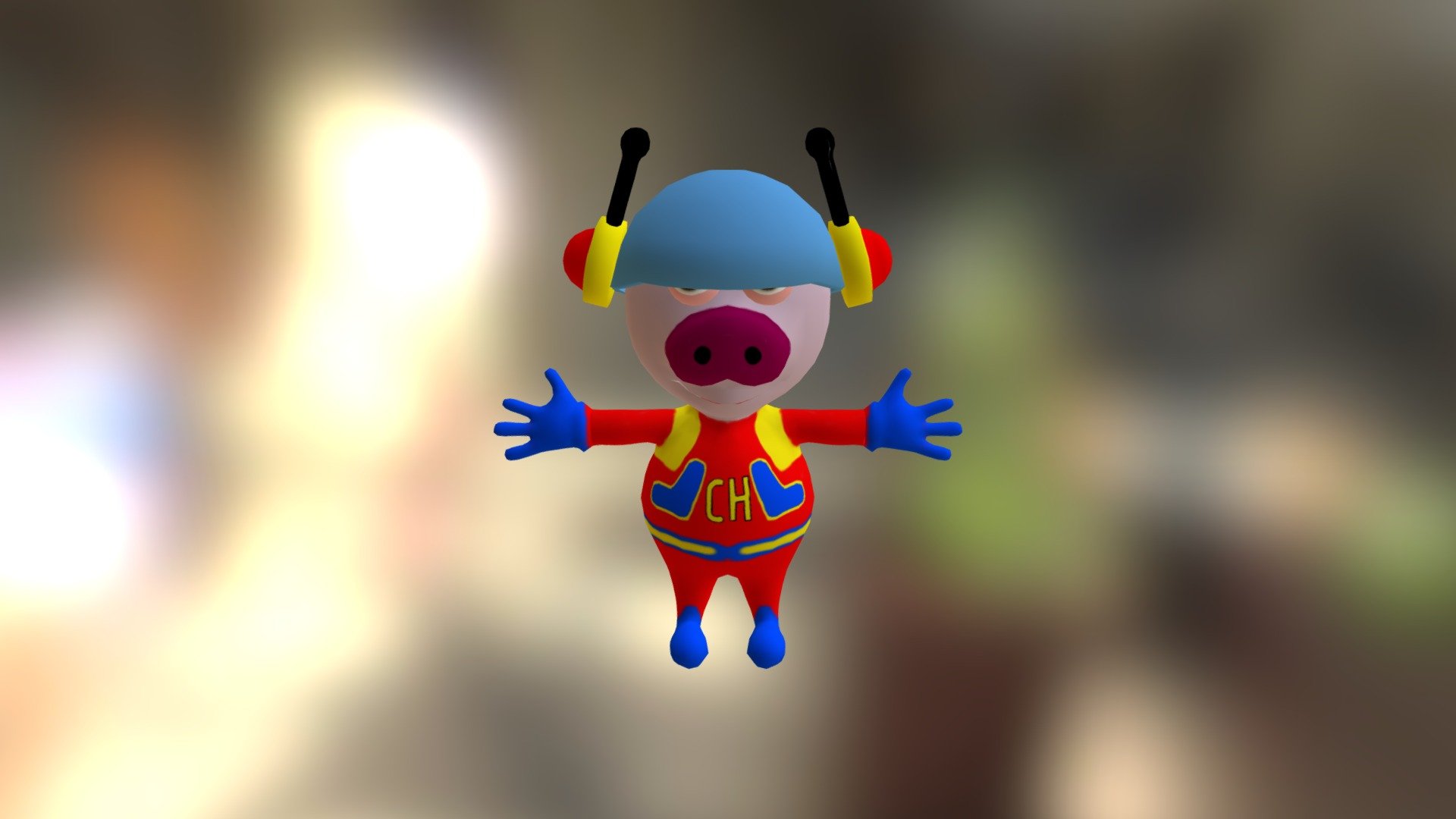 chancho - 3D model by yesid [22cbd64] - Sketchfab